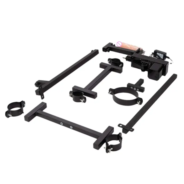 Adjustable doggy stockade with sex machine, Robospanker.com